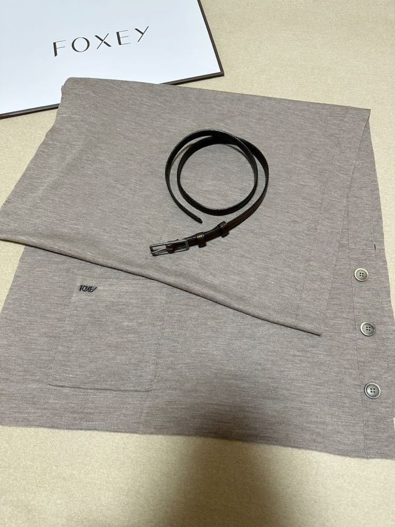 Yahoo!オークション - 19 FOXEY フォクシー ウール ストール ショール ...