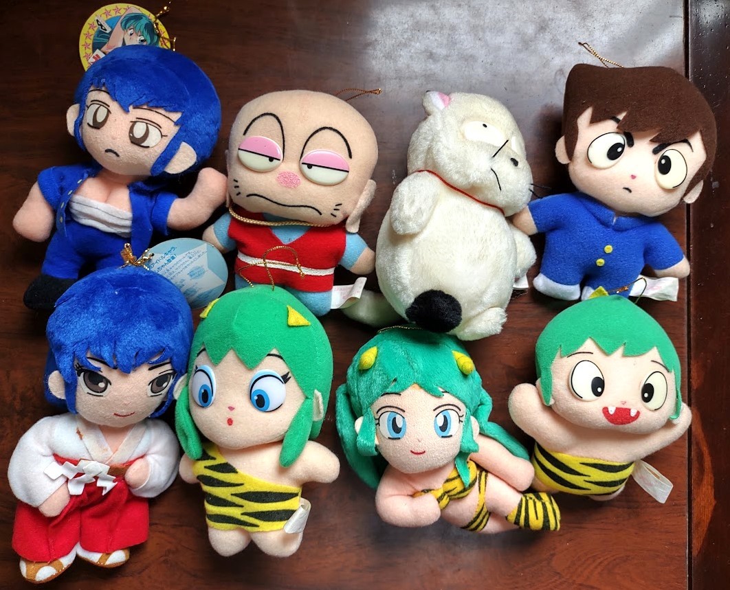 Yahoo!オークション - 【希少】うる星やつら ぬいぐるみ8体 Yahoo!オークション - 【希少】うる星やつら ぬいぐるみ8体