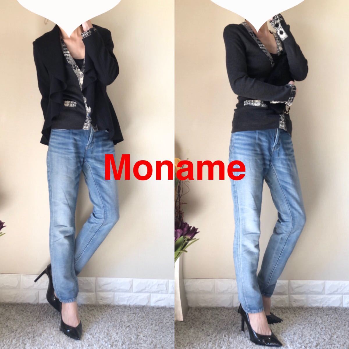 Yahoo!オークション - Moname モナーム ヤヌーク ヴィンテージ風 デニ...