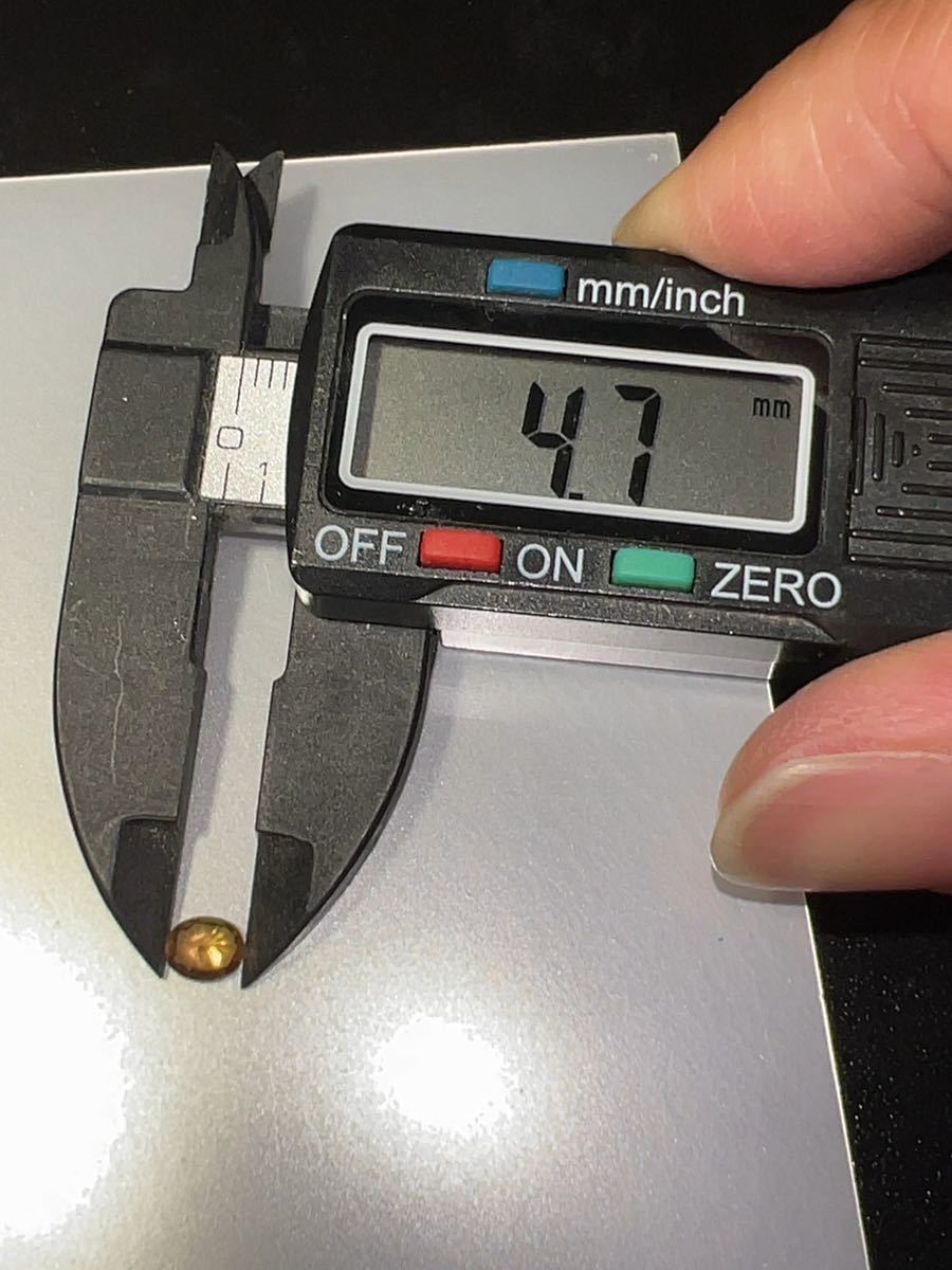 Yahoo!オークション - 「赤字」イエローサファイアルース 0.44ct KS500...