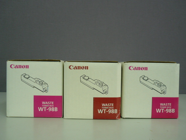 Yahoo!オークション - Canon キャノン 純正 未使用 WT-98B 廃トナーボ...