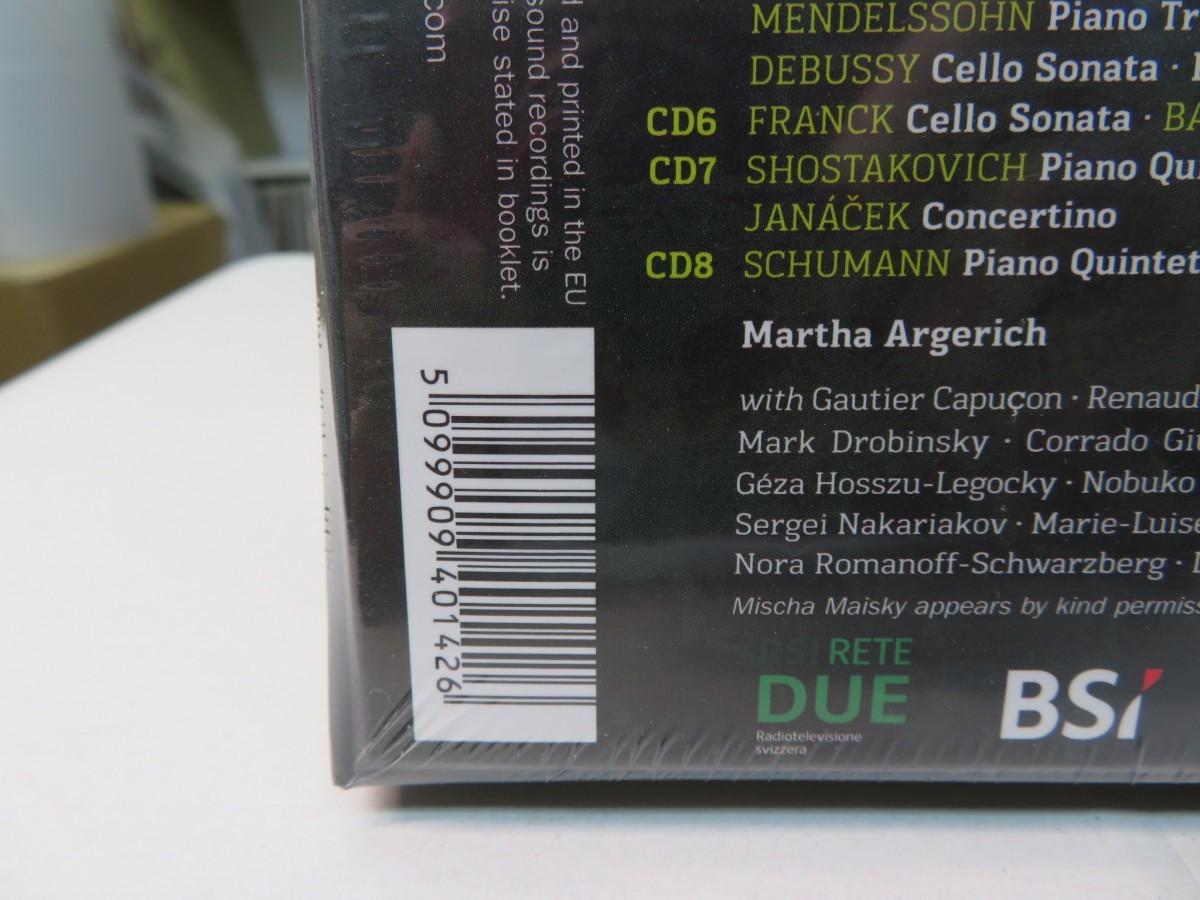 Yahoo!オークション - 空2｜新品未開封 8CD-BOX / EMI 「Martha Argeri...