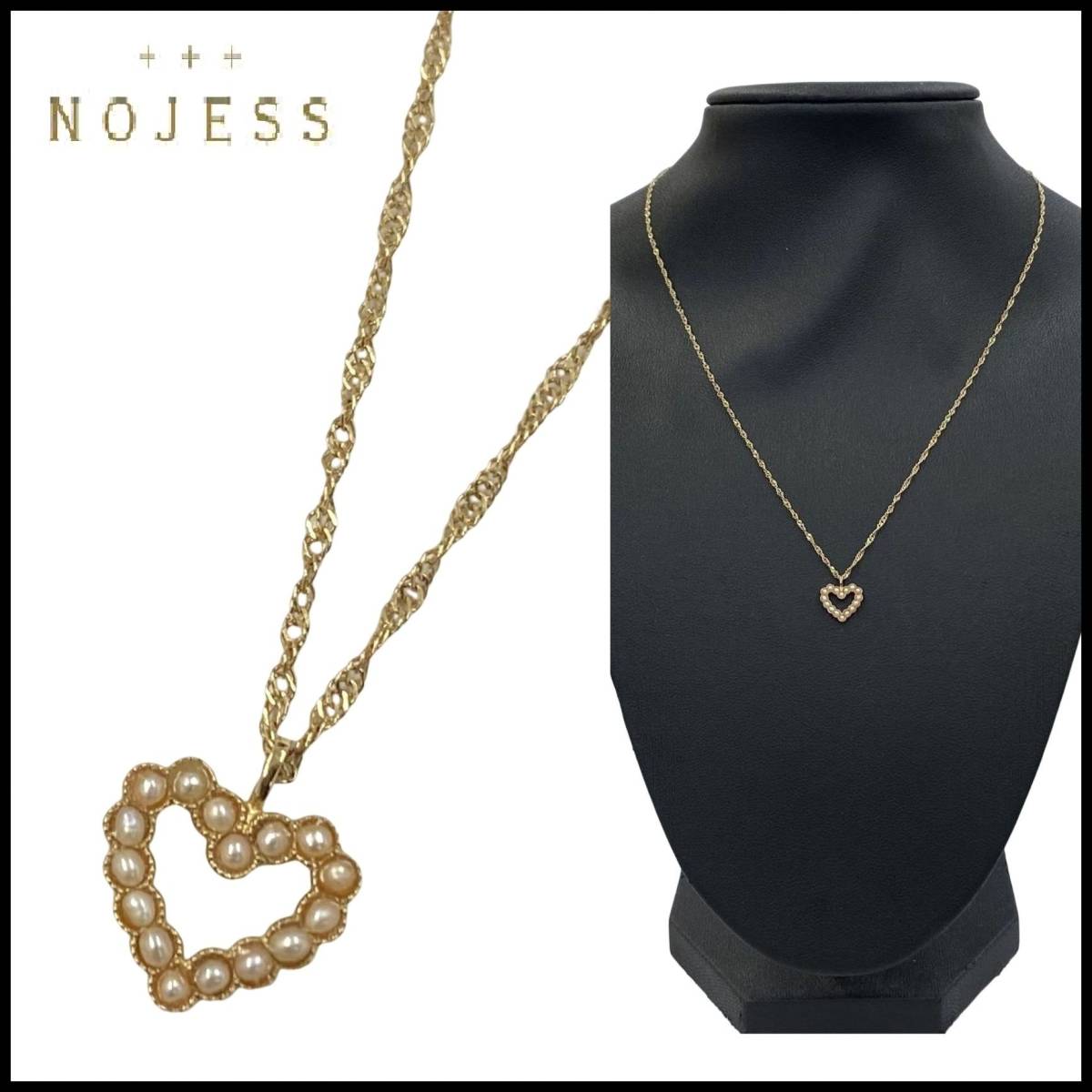 Yahoo!オークション - NOJESS +N ノジェス K10 YG イエローゴールド パ...