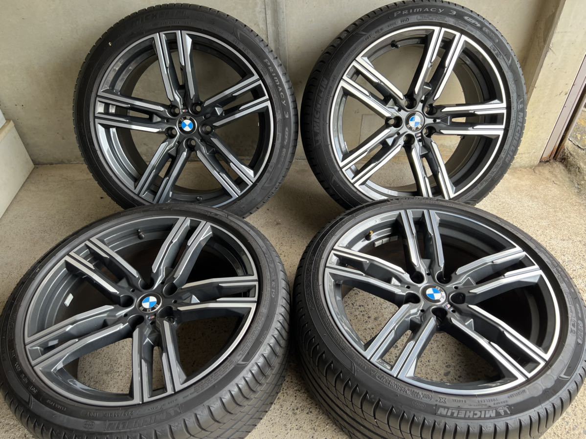 BMW G15 8シリーズ 純正 727M F19in8J+26 R9J+41 5穴PCD112 ミシュラン 245/40 275/35R19 センターキャップ付 G14/G30/G11/12 ...