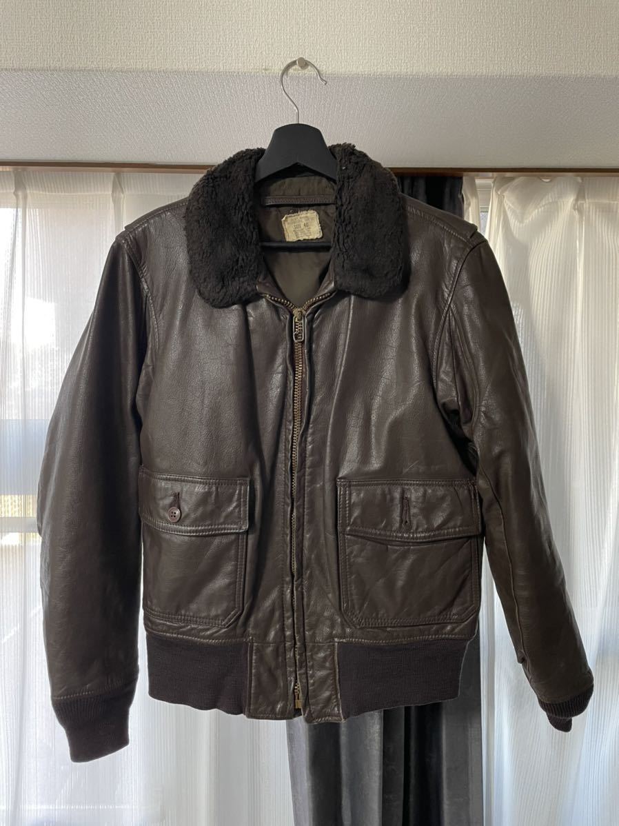 Yahoo!オークション - 【極上】70's G-1 フライトジャケット 米軍実物 ...