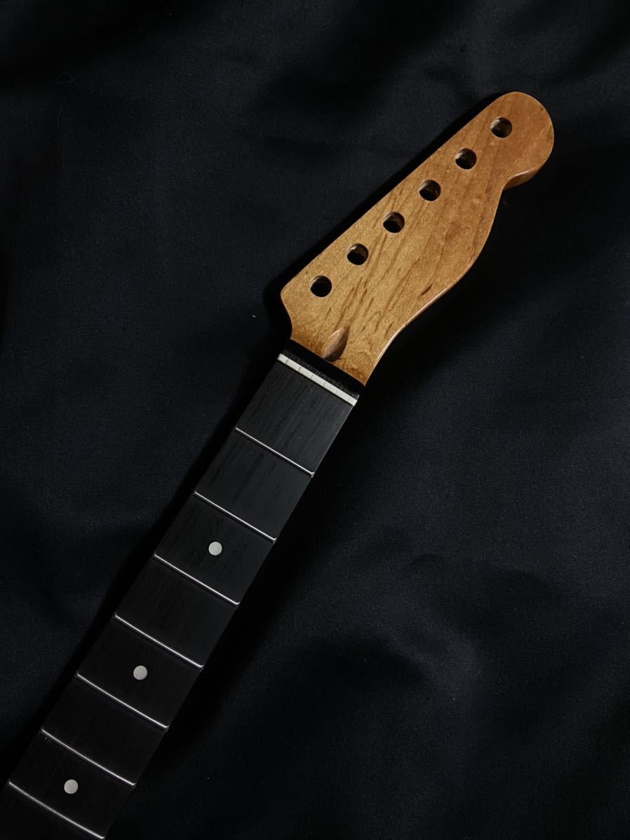 Yahoo!オークション - テレキャスターネック（No63）ローステッドブラ...