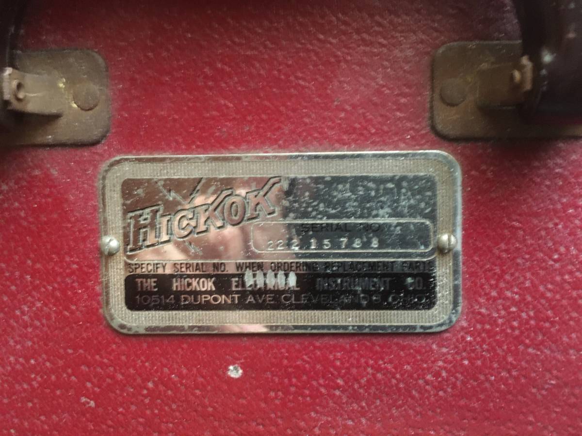 Yahoo!オークション - HICKOK 800A チューブテスター gm試験機 おま...