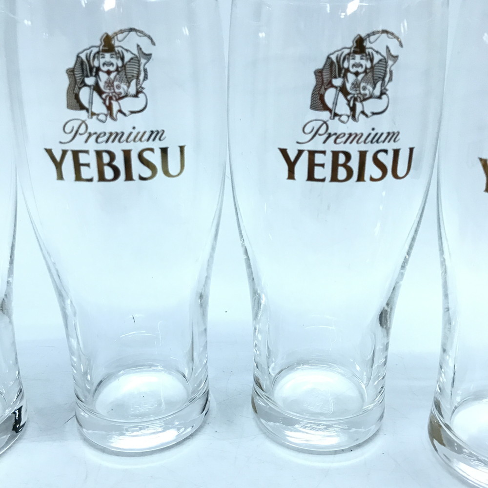 Yahoo!オークション - YEBISU エビス ビールグラス タンブラー 6個セ...