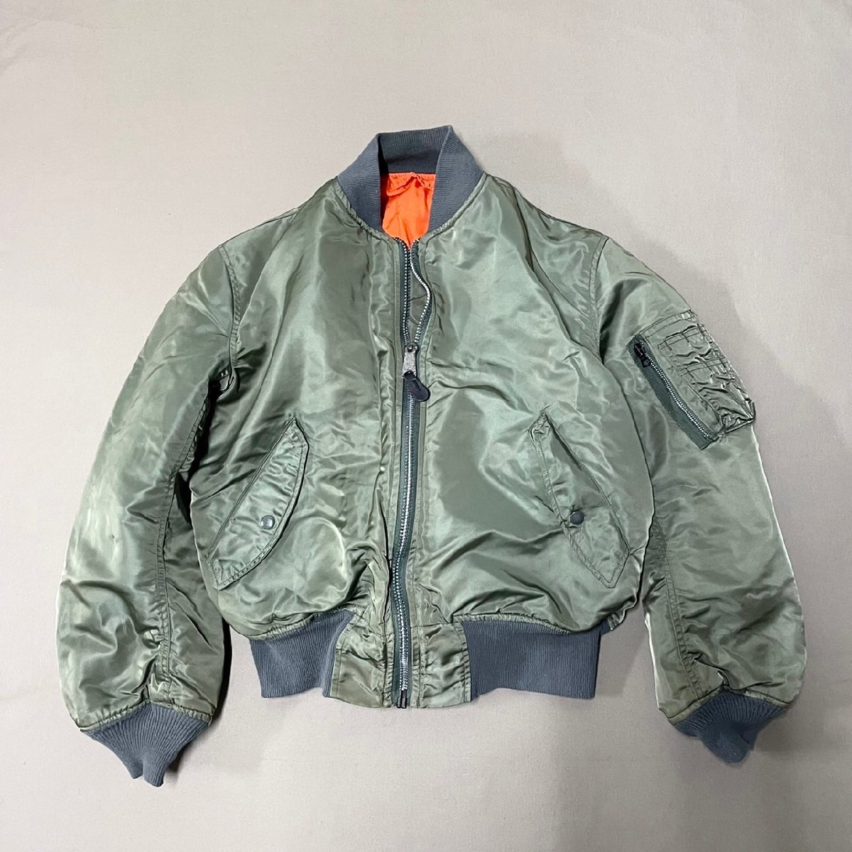 Yahoo!オークション - USA製 MA-1 フライト ジャケット MIL-J-82790J ...