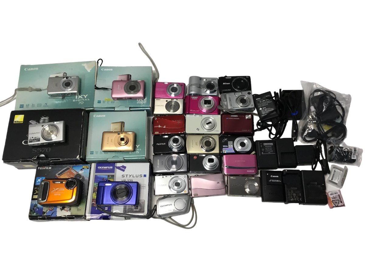 Yahoo!オークション - デジカメ 25台 大量まとめて Canon/CASIO/FUJIF...