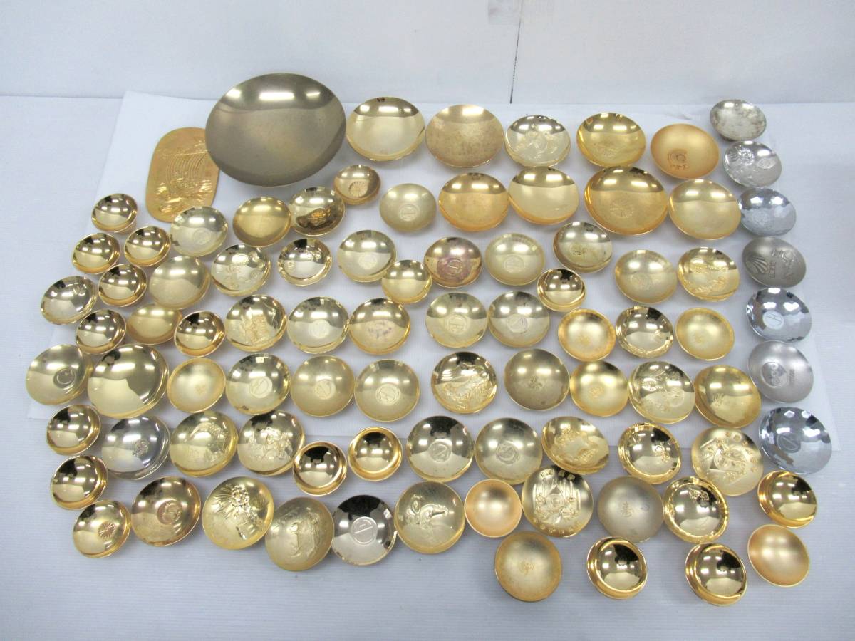 Yahoo!オークション - 酉⑲j014//金杯・銀盃まとめ売り/24KGP/6.71㎏