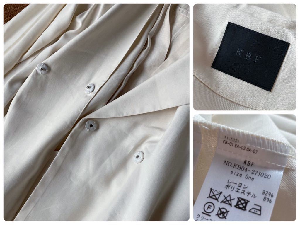 Yahoo!オークション - 新品/KBF オーバー感マキシ丈 3way二枚重ねトレ...