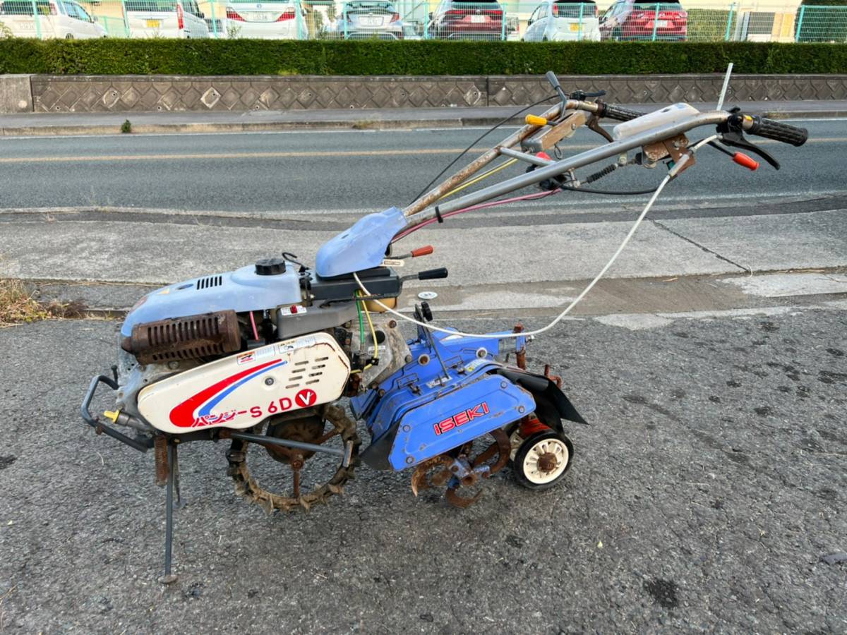 Yahoo!オークション - 【10】 管理機 イセキ KMS6D 動作確認済 パンジ...