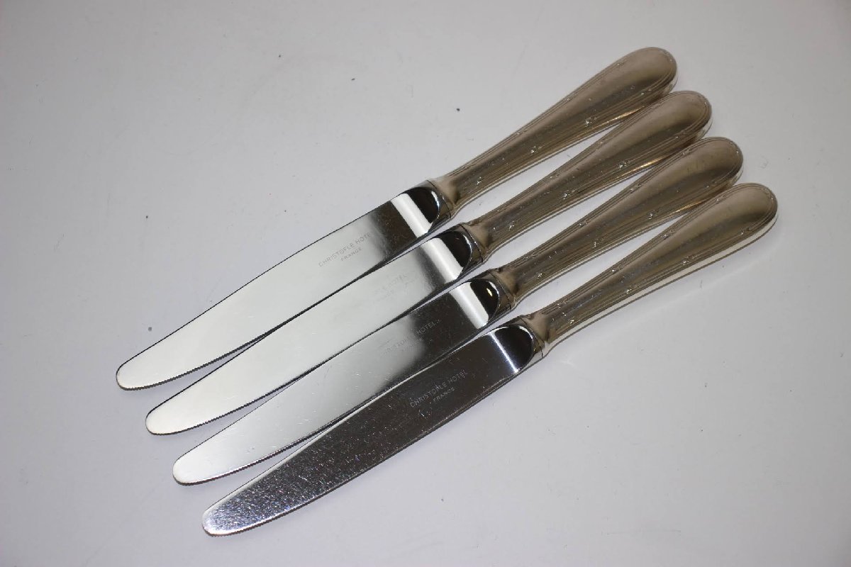 Yahoo!オークション - H067 クリストフル ナイフ23.5㎝ 4本