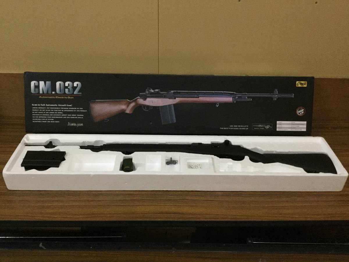 Yahoo!オークション - 36)) CYMA CM.032 M14 電動ガン USライフル