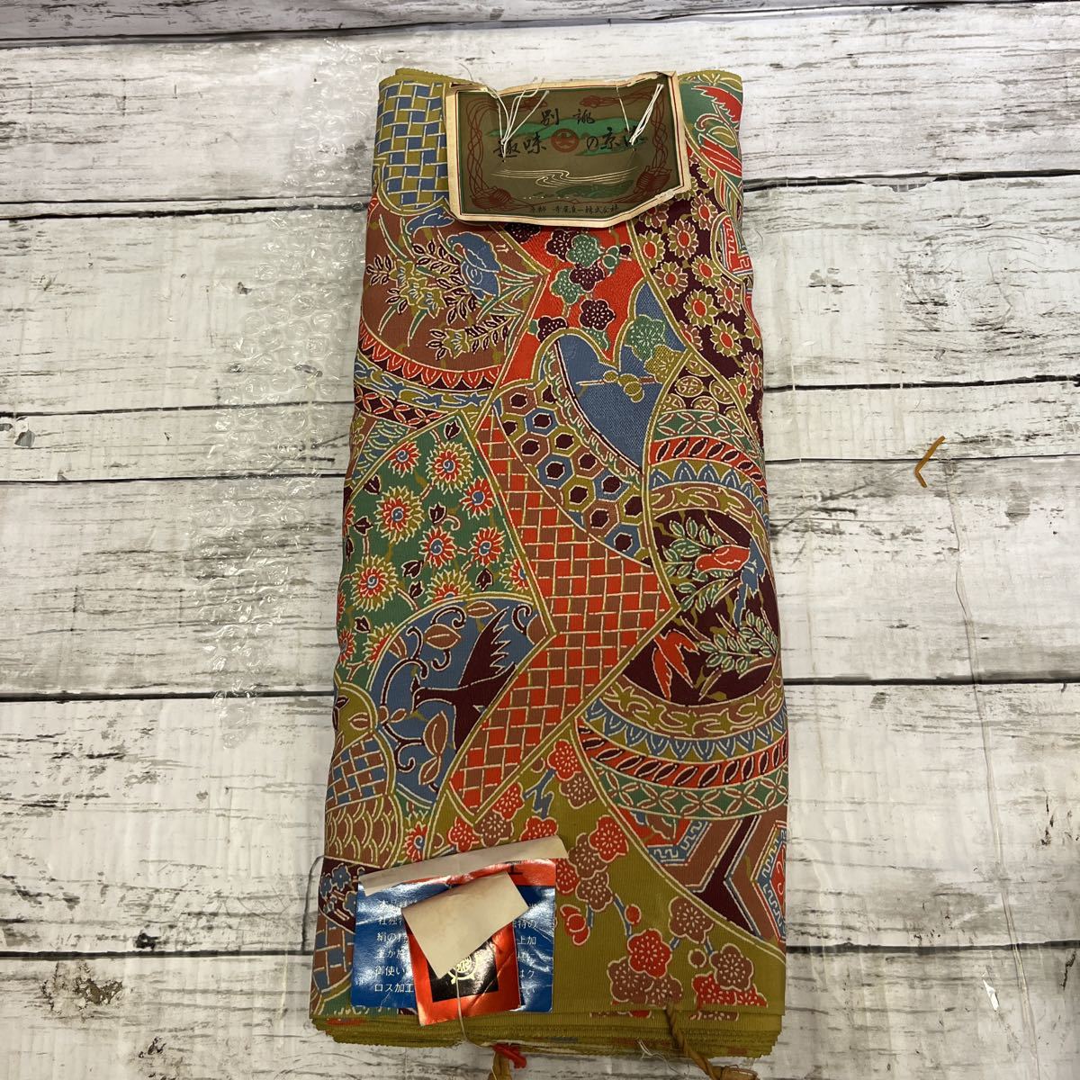 Yahoo!オークション - g976 京都 京染 絹 グロス 反物 未仕立