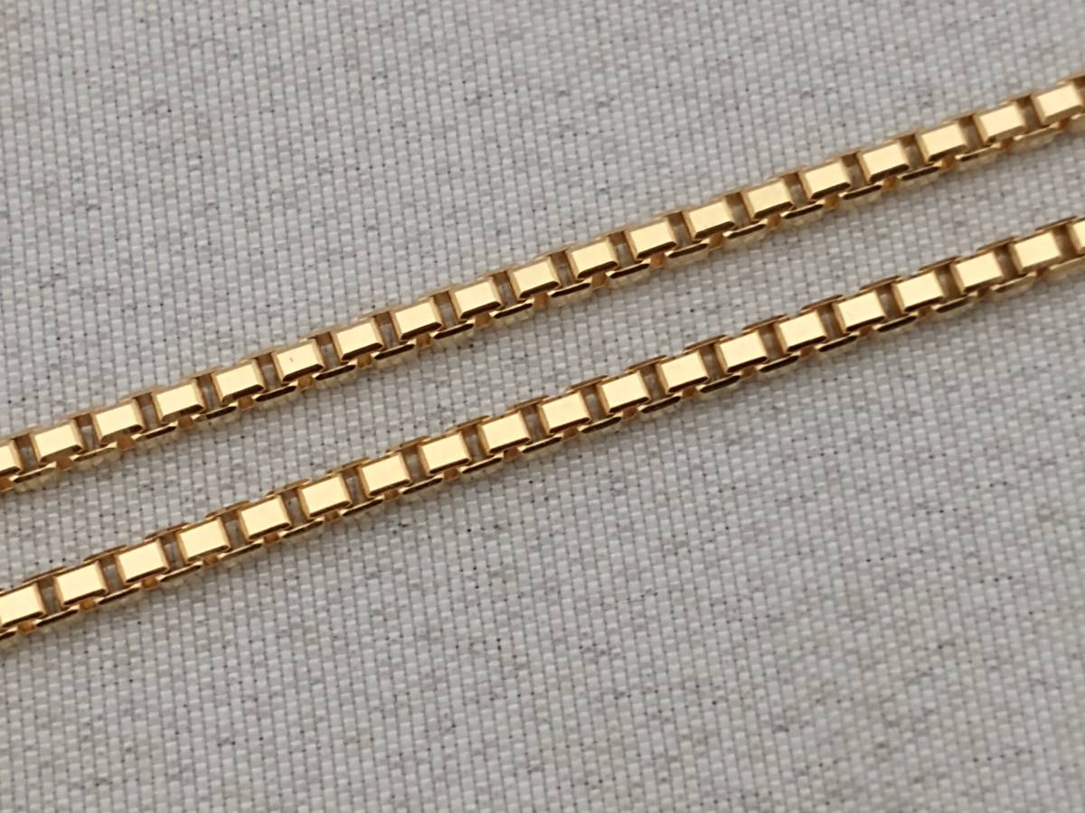 Yahoo!オークション - K18／70㎝／12.4g／ベネチアンチェーン／ネック...