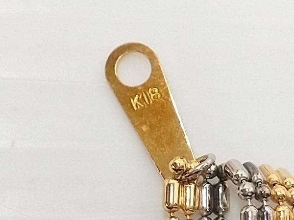 Yahoo!オークション - K18 Pt850 43cm 21.3g デザインネックレス 750 ...