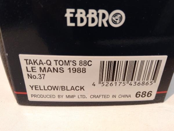Yahoo!オークション - EBBRO 1/43 TAKA-Q TOM'S 88C LE MANS 1988 No.3...