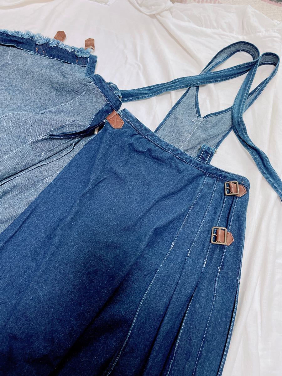 希少 vintage pink houseゴージャスシルエットデニム巻き 希少 vintage pink houseゴージャスシルエットデニム巻き