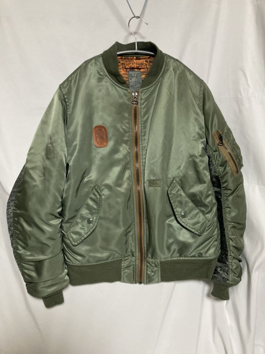 Yahoo!オークション - WTAPS MA-1 サイズM 袖後ろ切替え 2007/2ND GWDT...