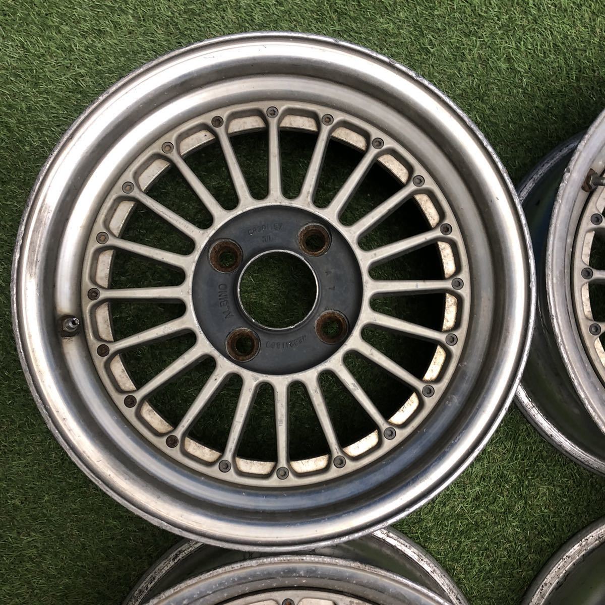 64231021 ジャンク品 旧車 深リム Weds ALBINO 15インチ 6.5JJ×15 ET 14 PCD114.3 4穴 ハブ径72 アルミホイール4本(社外品)｜売買された ...