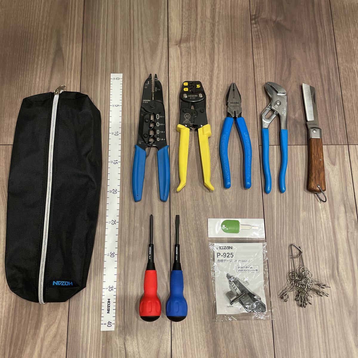 Yahoo!オークション - 電気工事士 工具セットHOZAN DK-28 2020年度購...