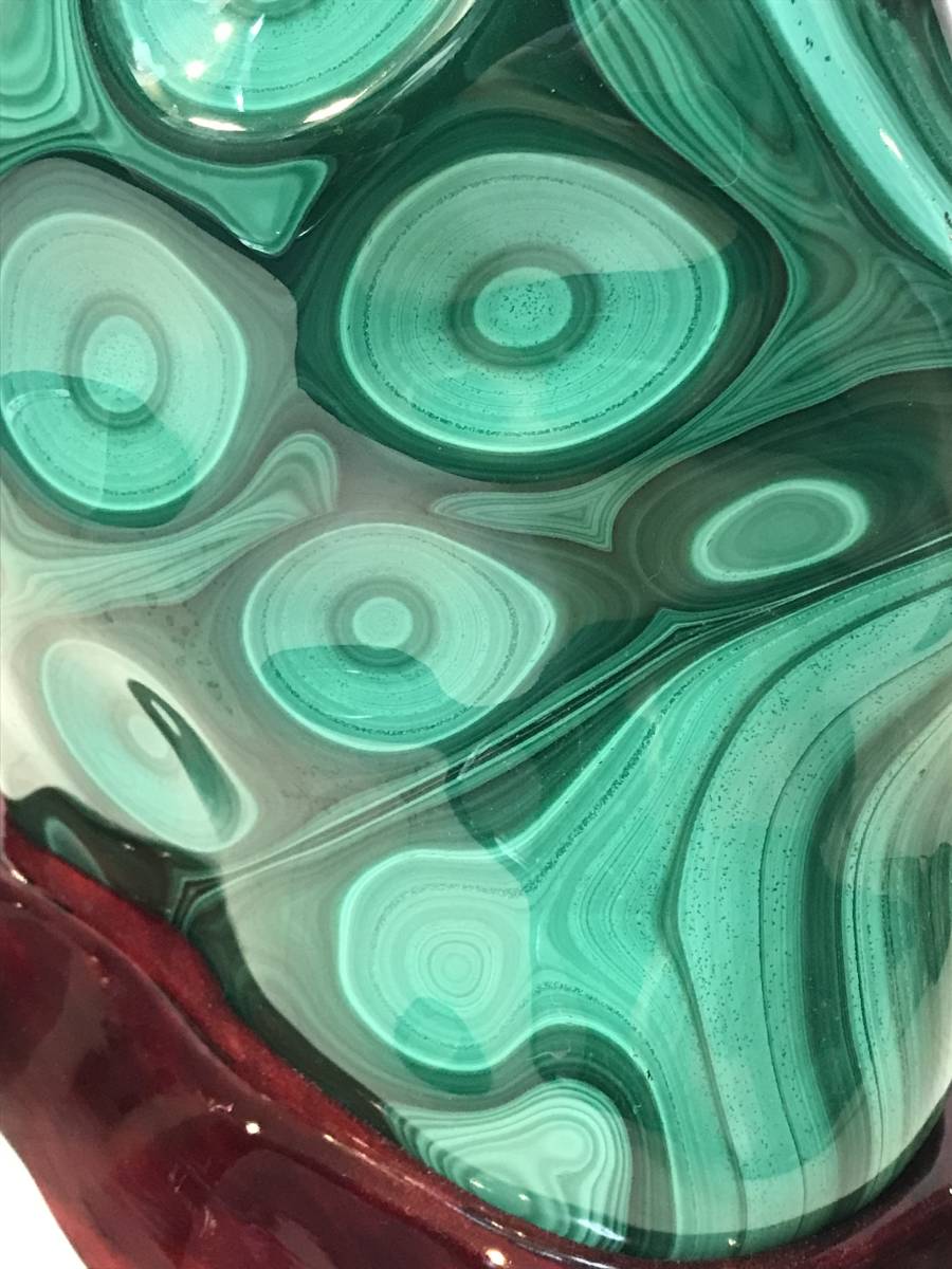 Yahoo!オークション - 孔雀石 マラカイト 原石 12kg 台座込み