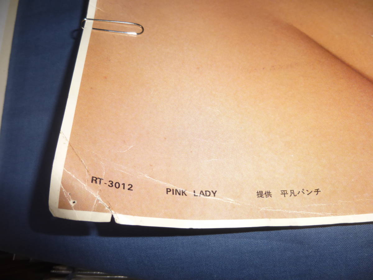 代購代標第一品牌－樂淘letao－100/(489) ピンク・レディー ポスター 未唯mie 増田恵子 約92cm×61.5cm