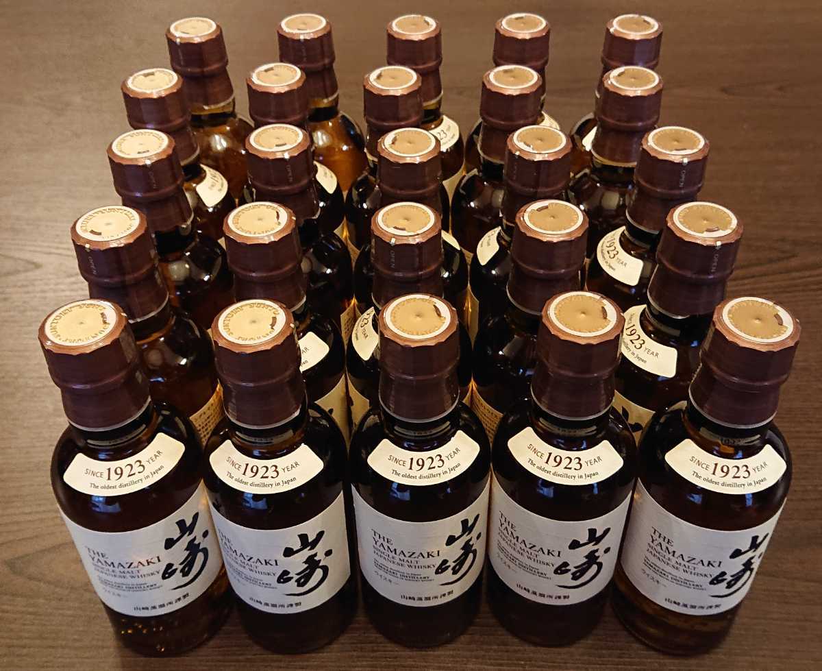 ①山崎 ミニボトル 180ml 25本セット ウイスキー シングルモルト ノンエイジ ノンビンテージ NV｜PayPayフリマ