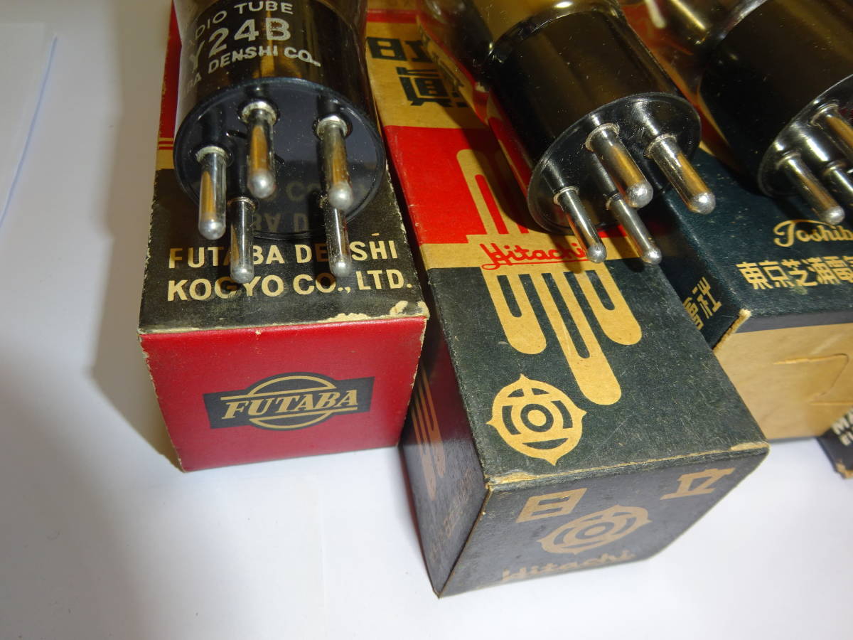 Yahoo!オークション - 真空管 5本 フタバ UY-24B / 日立 UX-26B / マツ...