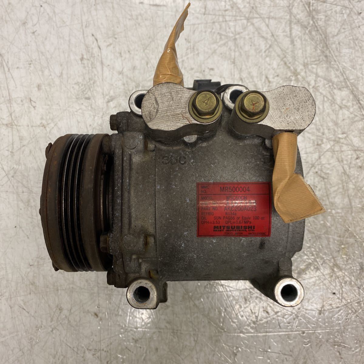 Yahoo!オークション - 三菱 トッポBJ クーラーコンプレッサー/MR50000...