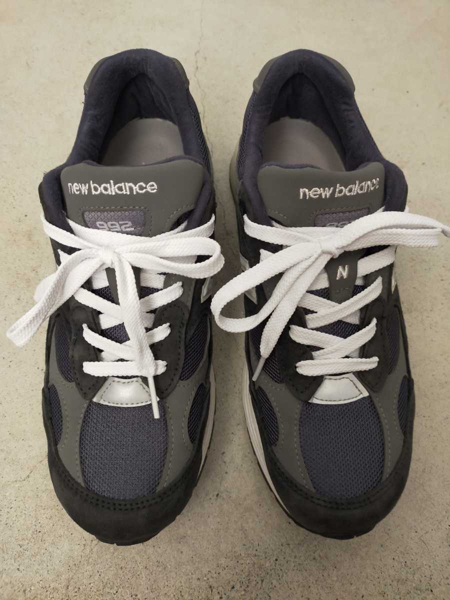 Yahoo!オークション - ニューバランス M992GG NAVY 25.5 7.5 New Balan...