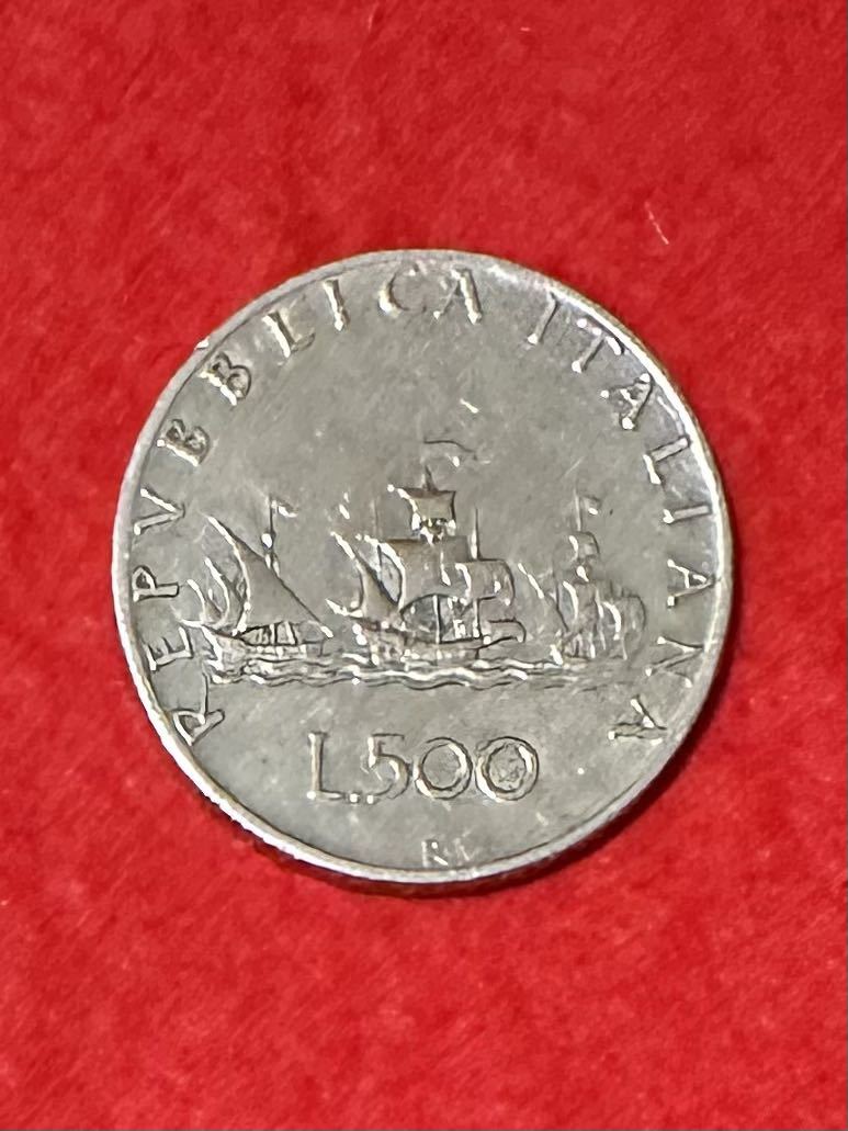 超 イタリア ITALIA 500リラ 銀貨 シルバー コイン SILVER ルネサンス様式の貴婦人 コロンブス船団 1961年 外貨 御守りに G-205(ヨーロッパ)｜売買された ...