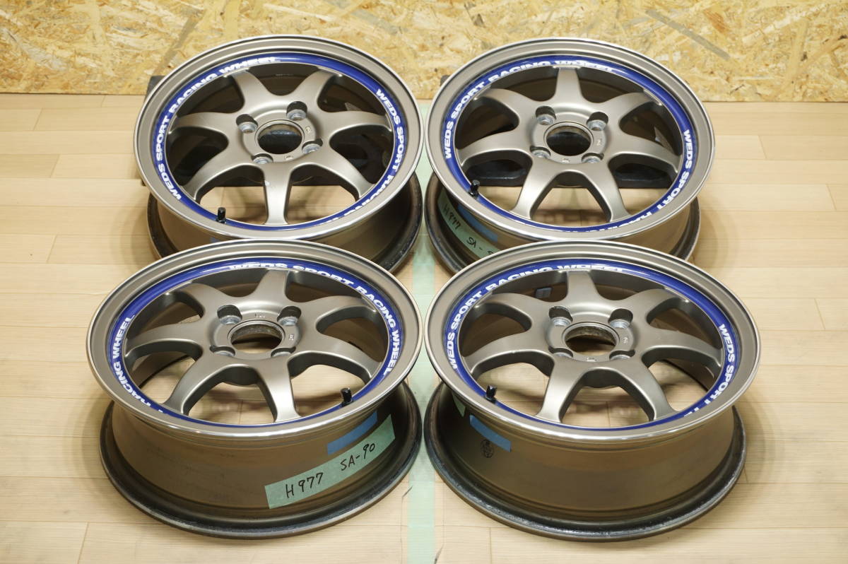Yahoo!オークション - H977【希少】weds sport SA-90 PCD100 5J+43 当...