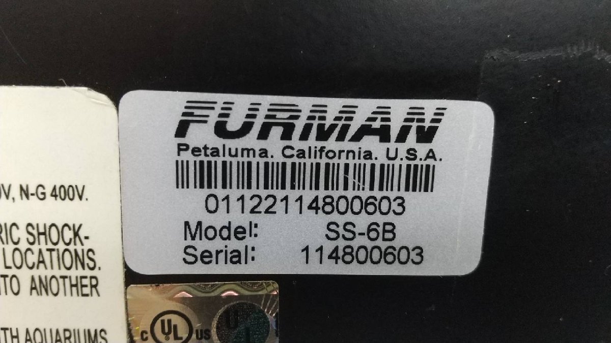 Yahoo!オークション - 2601 中古品 オーディオ機器 電源タップ FURMAN...