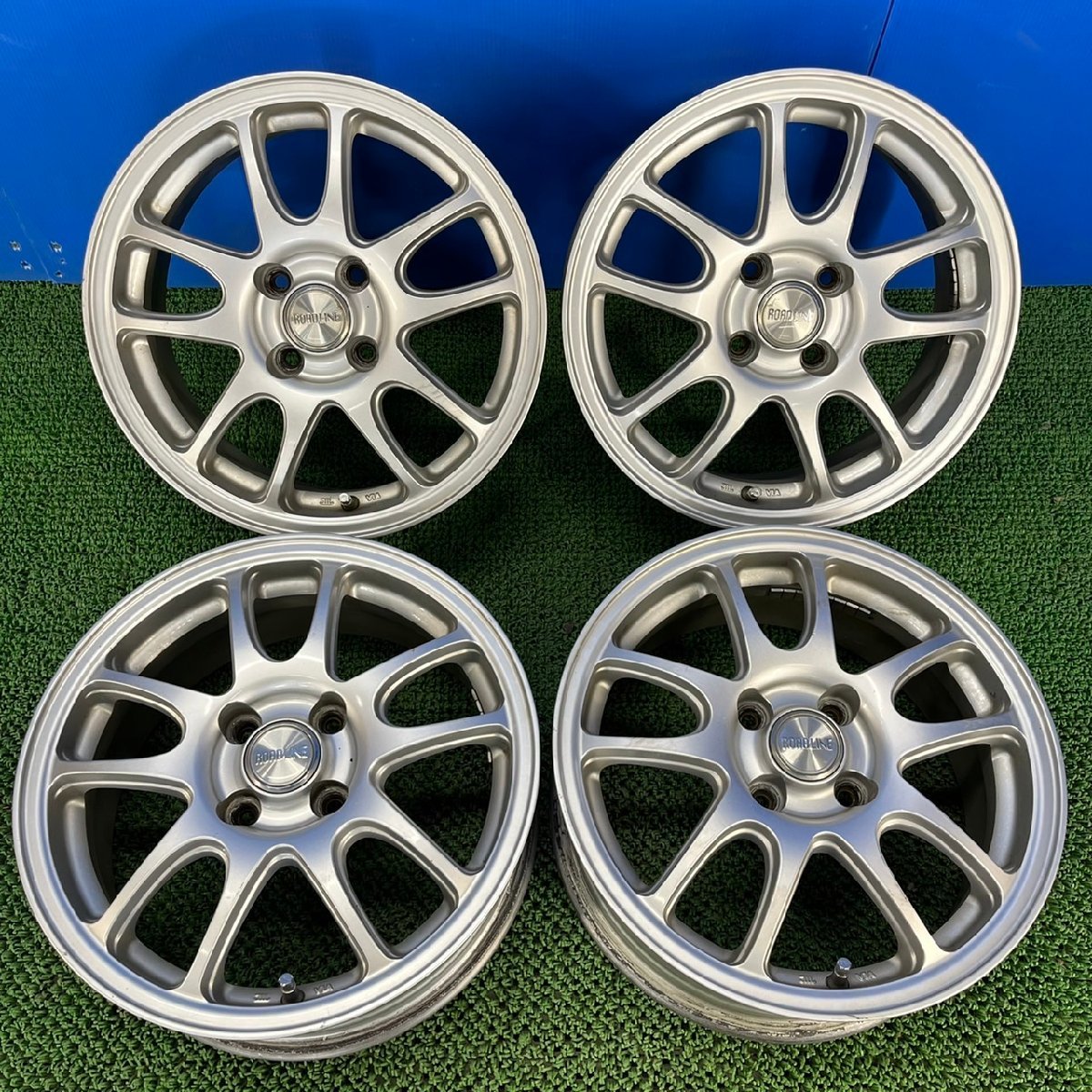 Yahoo!オークション - MANARAY ROADLINE 15×6J +43 4H PCD100 ハブ径6...