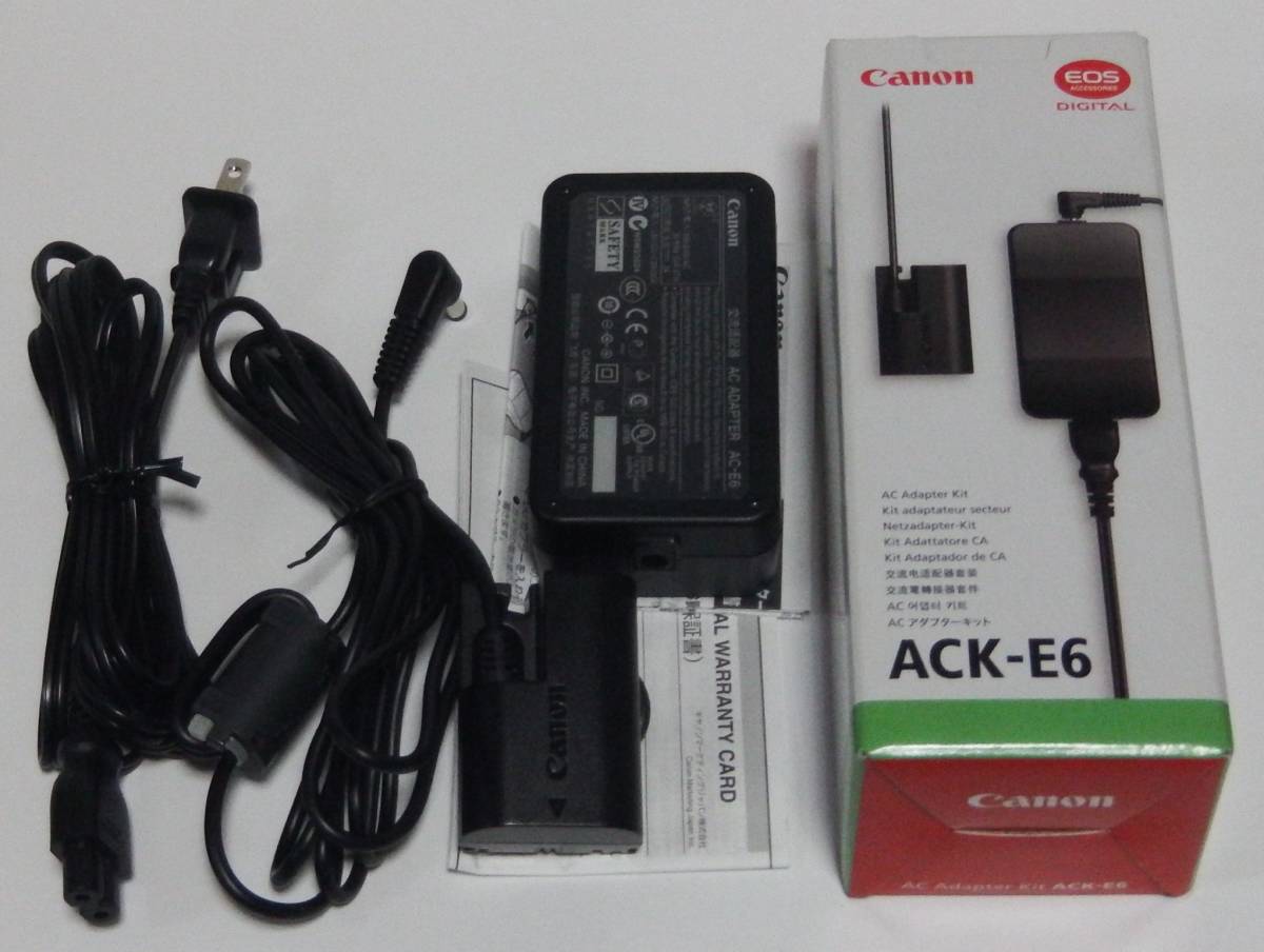 Yahoo!オークション - Canon AC Adapter kit ACK-E6 USED品