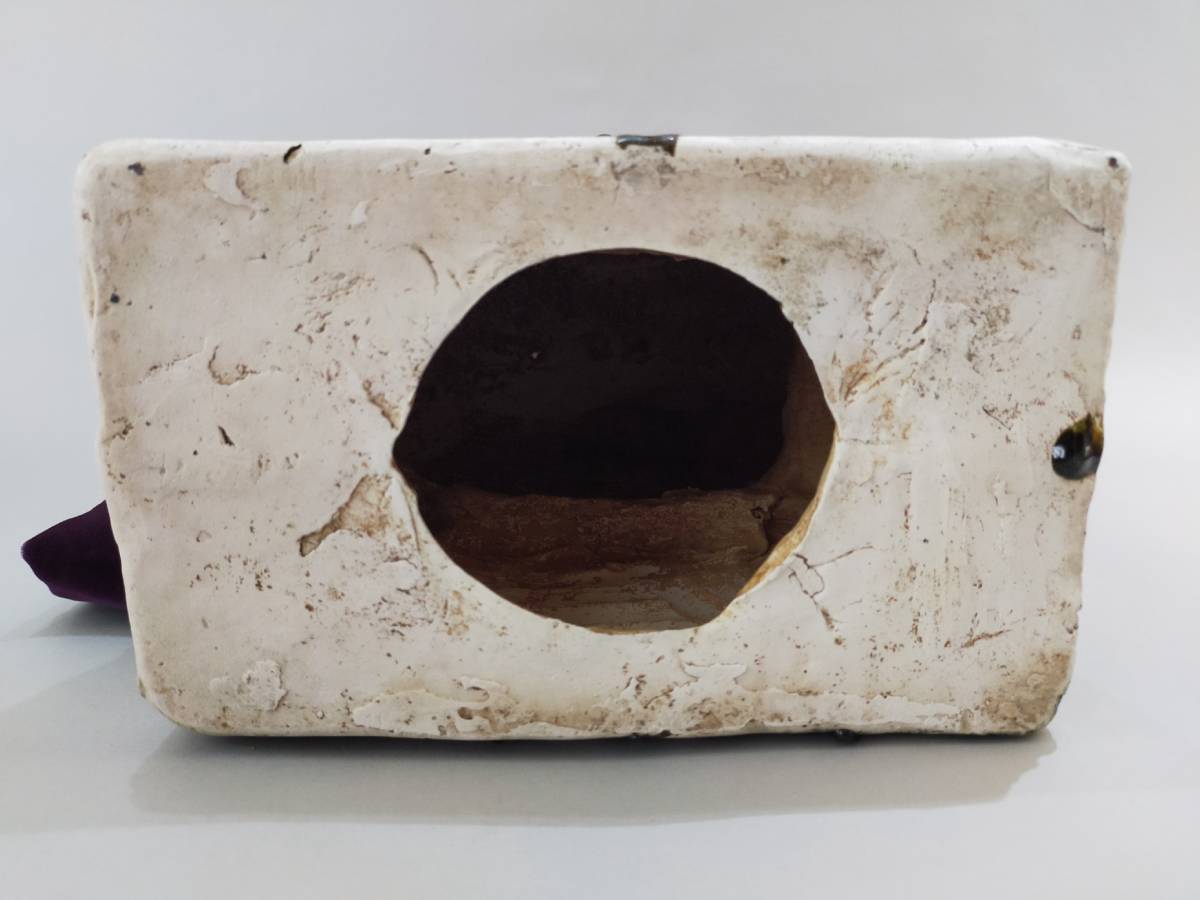 Yahoo!オークション - TF06 唐三彩 太鼓型俑 獅子 龍 鬼面 高48㎝ 詳細...