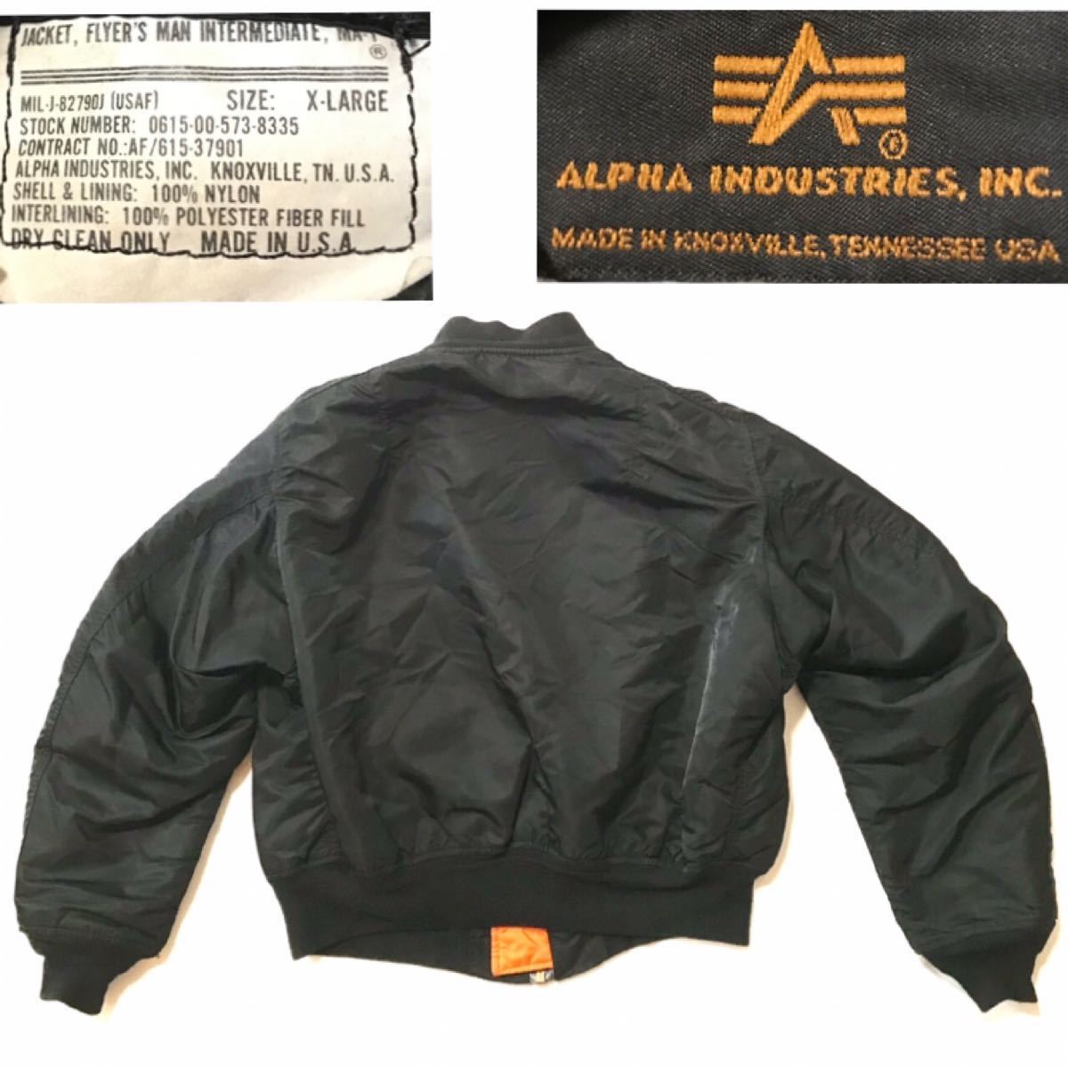 ヤフオク! - USA製 XL メンズ ALPHA INDUSTRIES アルファイン...