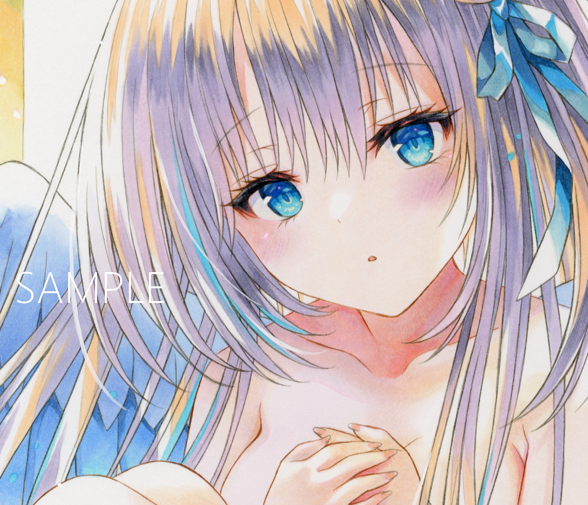 moco 手描きイラスト 天使少女 -Angel Planet- /オリジナル/少女/天使/惑星/地球/美人画/絵画/ドール/カスタム/大色紙27.3×24.2センチ(手描きイラスト)｜売買さ ...