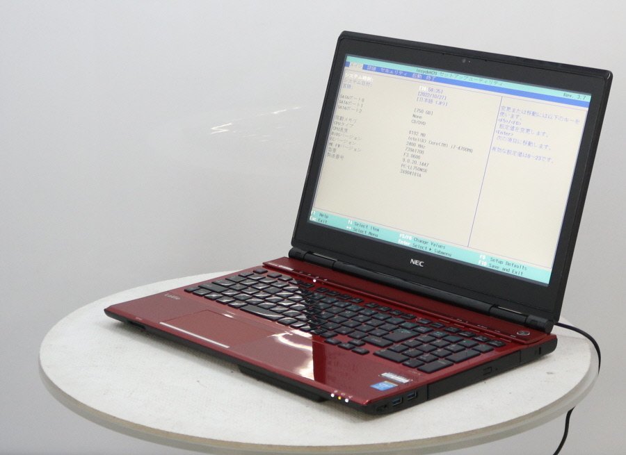 Yahoo!オークション - NEC PC-LL750NSR Lavie LL750/N Core i7 4700MQ ...