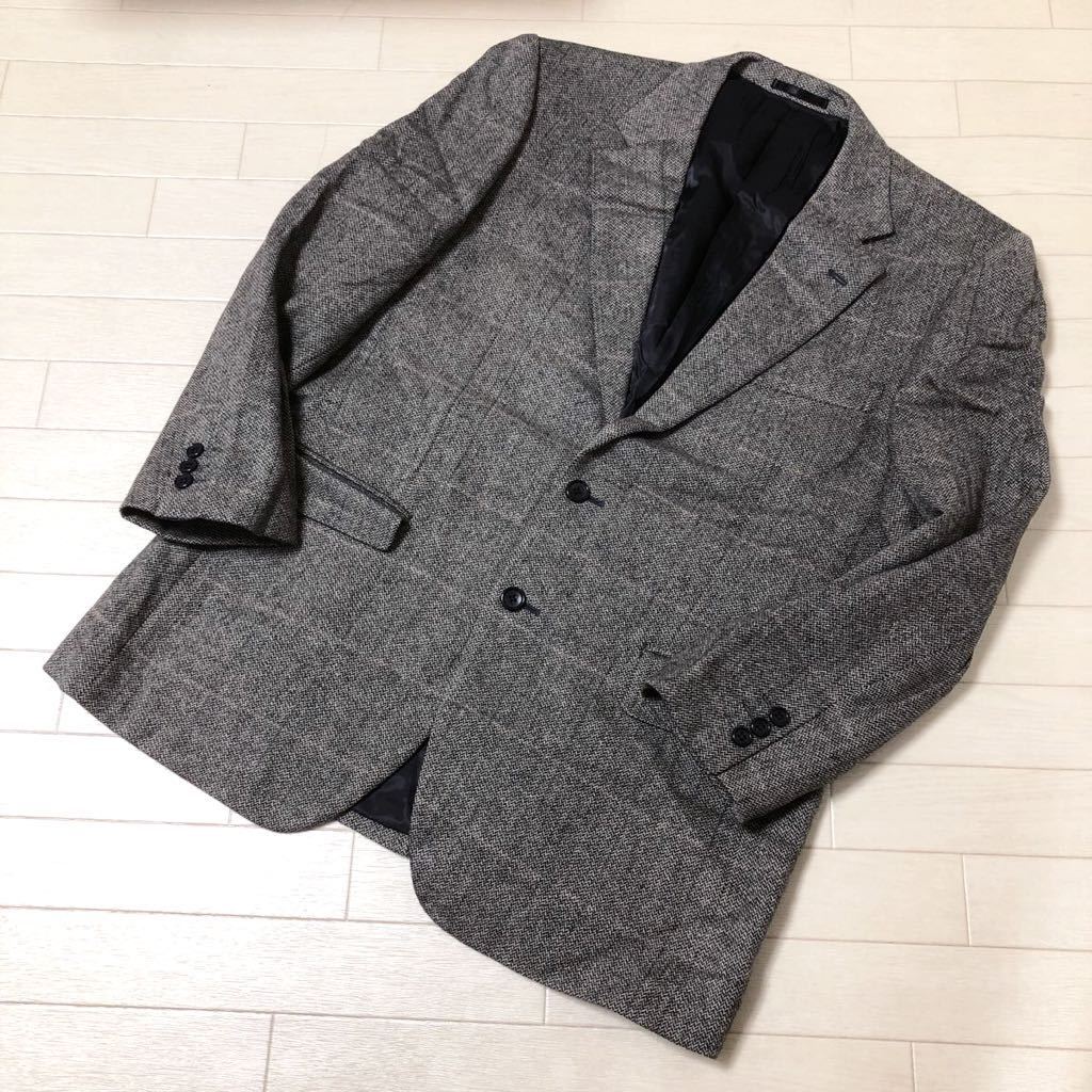 Yahoo!オークション - 3005 カシミヤ 100% テーラードジャケット ヘリ...