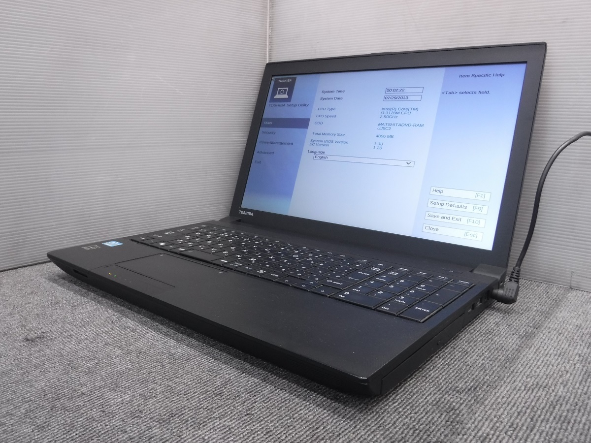 Yahoo!オークション - (M446)【ジャンク品】Corei3-3120M 2.50GHz TOSH...