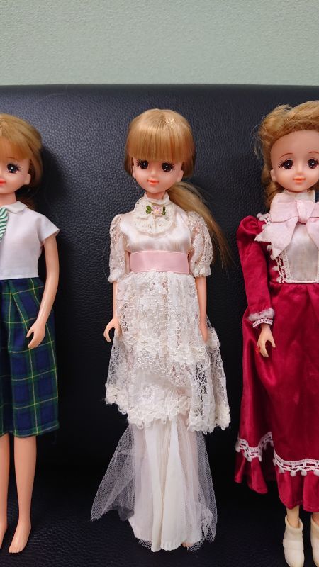 Yahoo!オークション - #3729 TAKARA リカちゃん 1981年頃 3体セット 着...