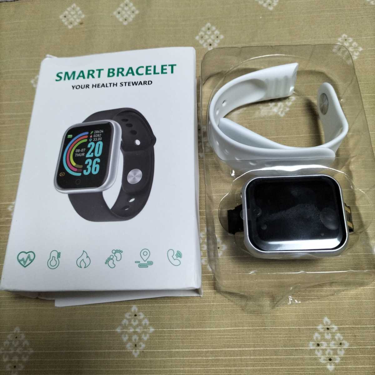 Yahoo!オークション - Y68スマートウォッチ新品ホワイト