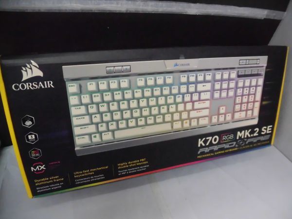 51 送80サ 1027＆B22 CORSAIR K70 RGB MK.2 SE CH-9109114-NA チェリー銀軸(USBキーボード)｜売買されたオークション情報、yahooの商品情報 ...