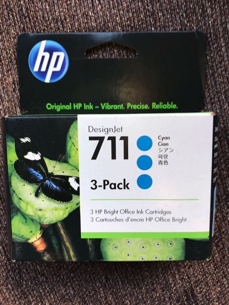 Yahoo!オークション - HP T-520 プロッターインク シアン (HP-711) 3個