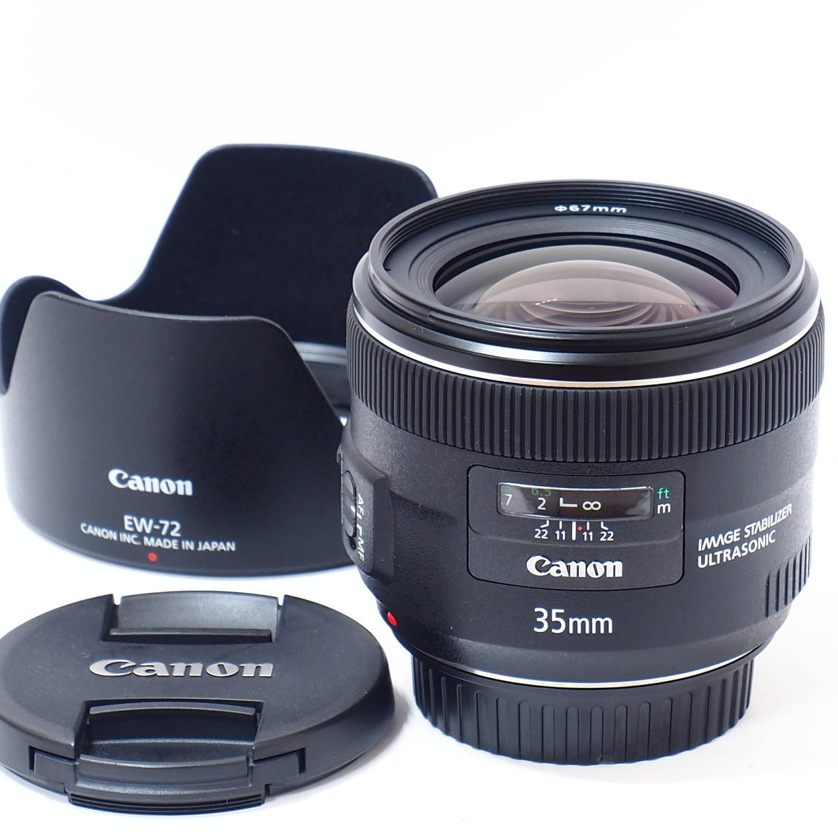 Yahoo!オークション - Canon EF 35mm F2 IS USM for All EOS Camera an...