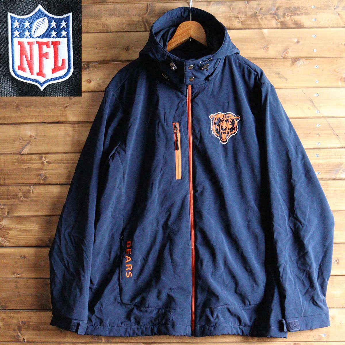 Yahoo!オークション - J7/s7.2-2 NFL シカゴベアーズ 裏フリース ナイ...
